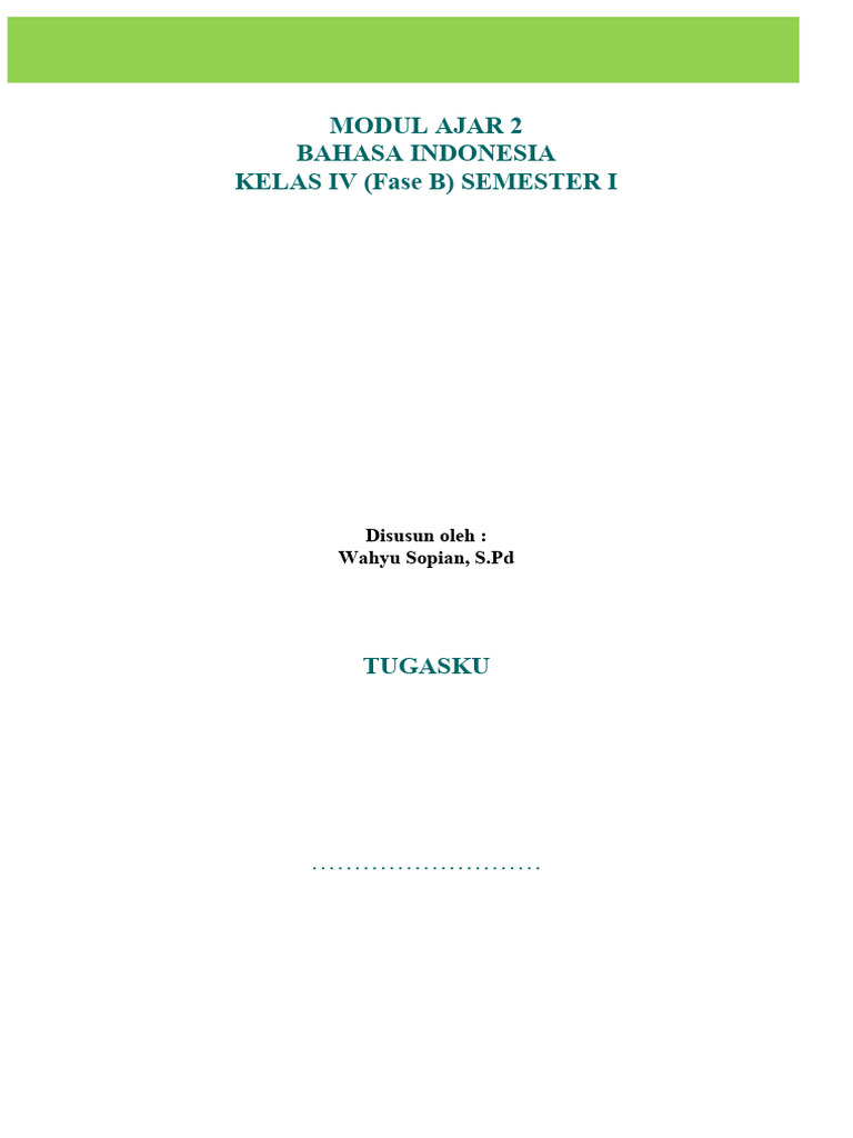 Modul Ajar Print | PDF