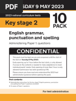 ks2 English 2024 Grammar Punctuation Spelling Marking Scheme | PDF | English Language | Copyright