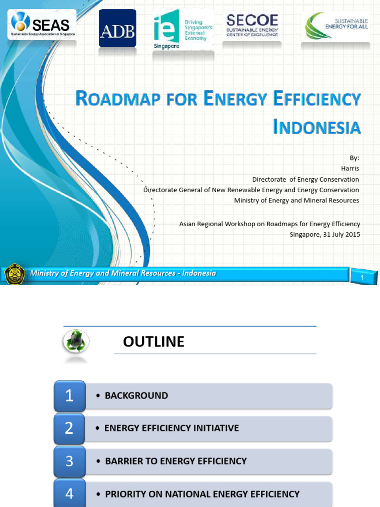 Roadmap For Energy Efficiency - Indonesia | PDF