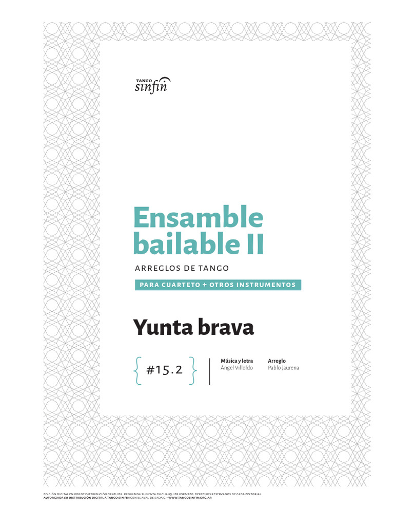 15.2 Ensamble Bailable II Yunta Brava | PDF