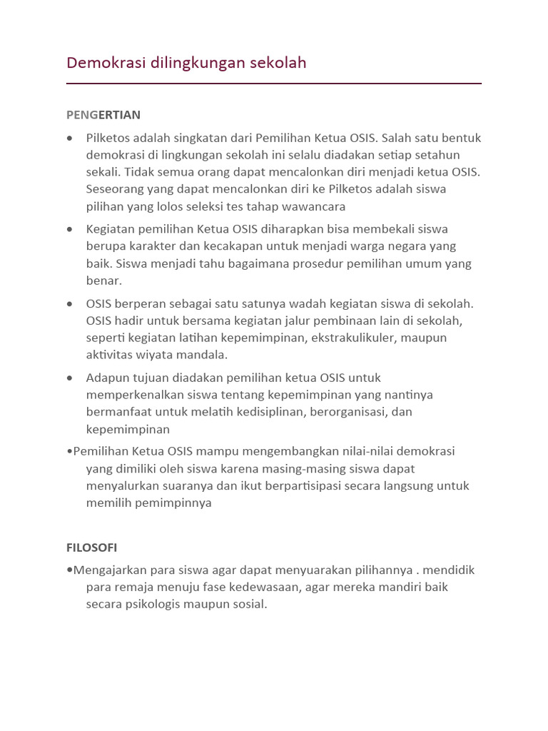 Filosofi Poster Demokrasi | PDF