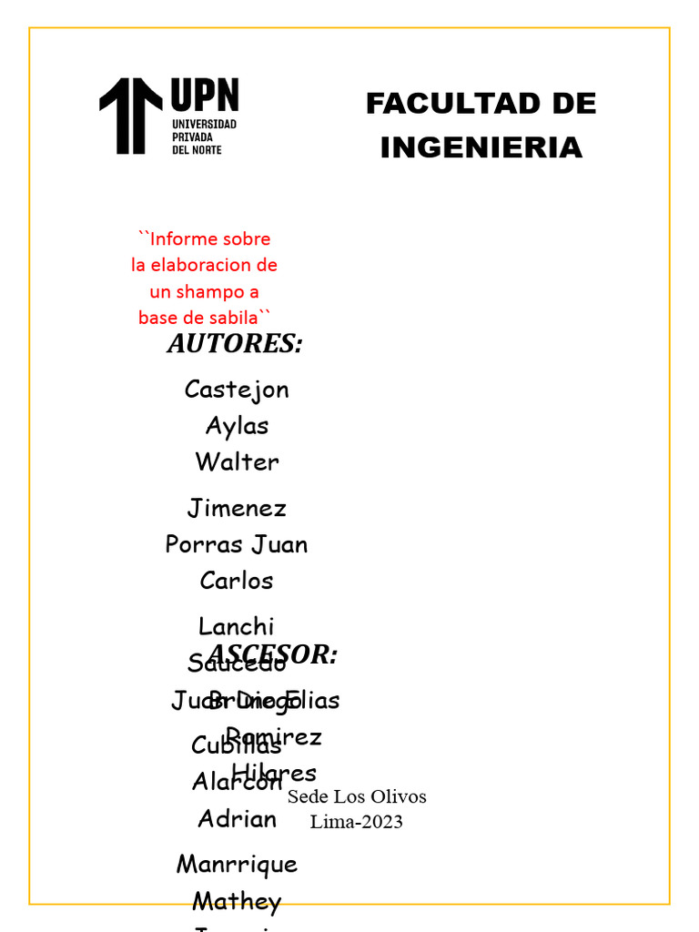 Proyecto de Quimica (Grupo 5) | PDF