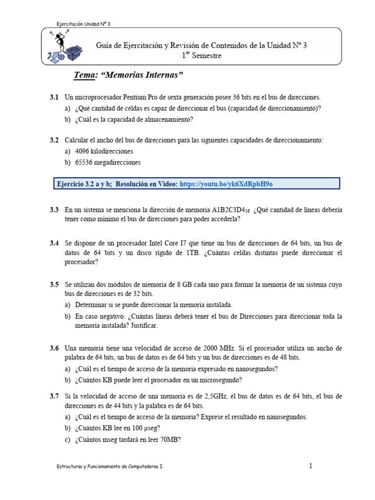 Práctica Unidad N°3 - 2023 | PDF