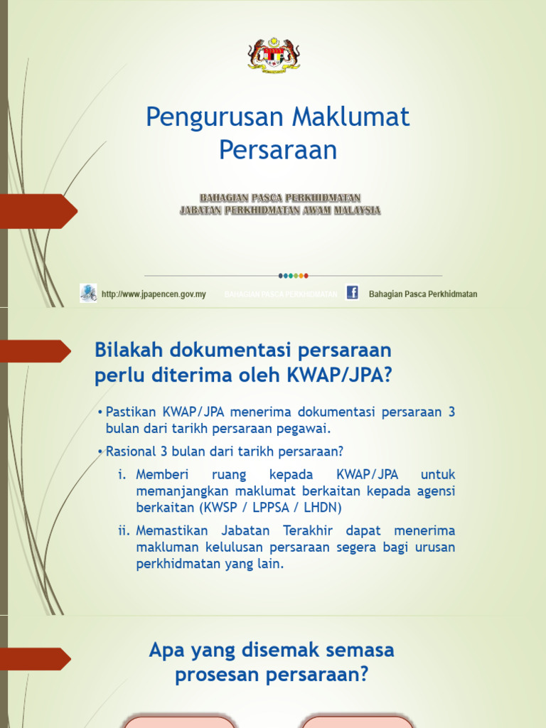 Slide - Persediaan Dokumen Persaraan | PDF