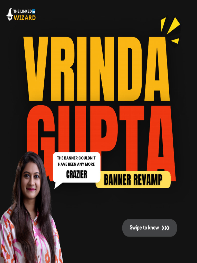 Vrinda Gupta_Banner Revamp LinkedIn | PDF Vrinda Gupta_Banner Revamp LinkedIn | PDF