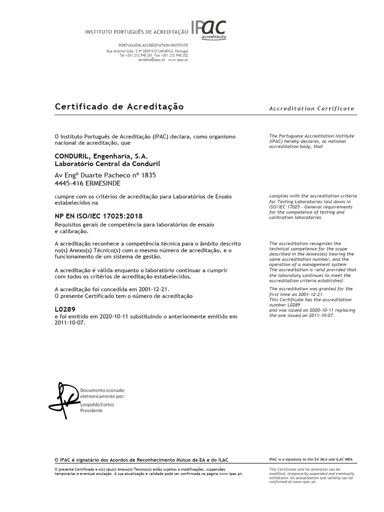 NP en Iso Iec 17025 - 2018 | PDF