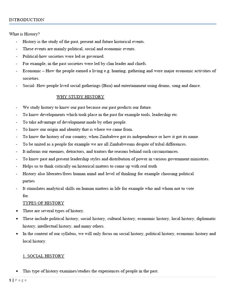 Understanding Zimbabwean History | PDF | History