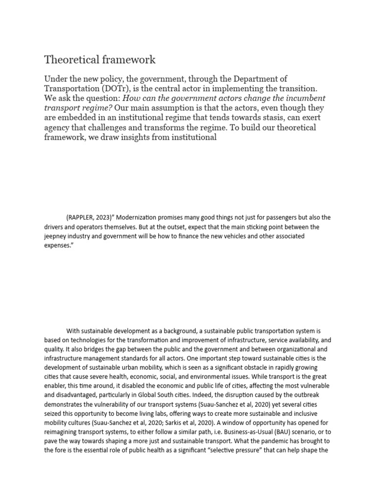 Theoretical Framework | PDF