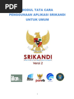 Manual Penggunaan SRIKANDI Versi 2 | PDF