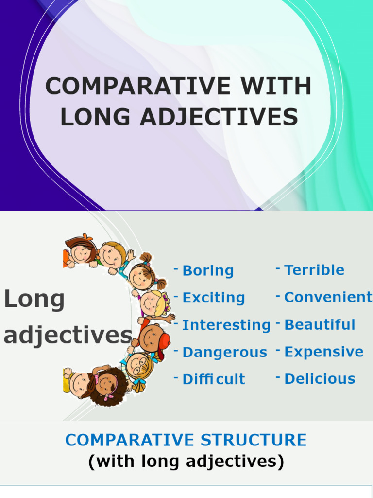 Comparative With Long Adjectives | PDF