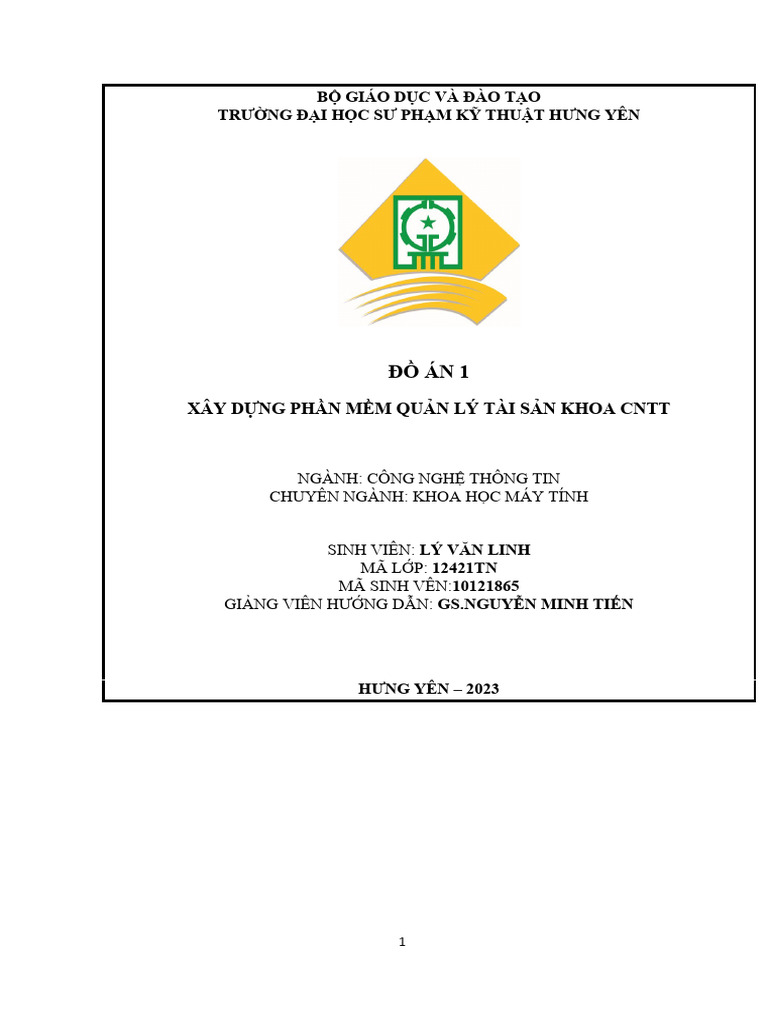 02 LyVanLinh 10121865 12421TN DoAn1 | PDF
