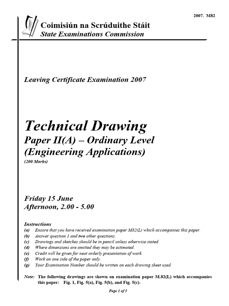 FIRST TERM SS1 Technical Drawing NOTES | PDF
