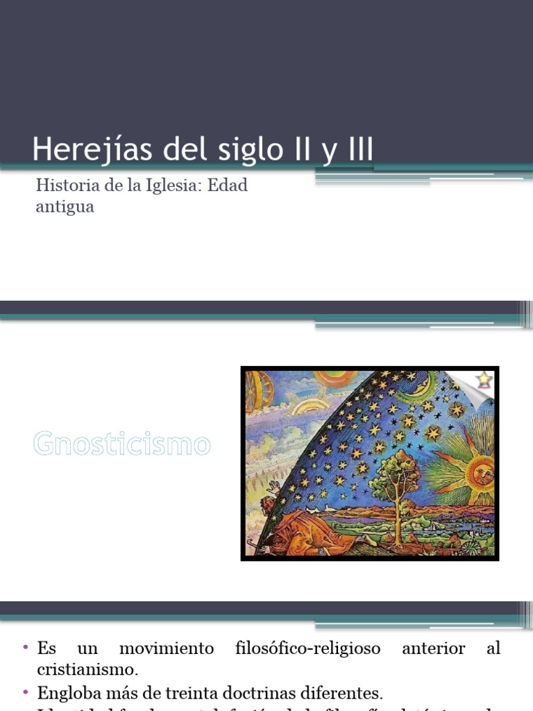 Herejías Del Siglo II y III | PDF