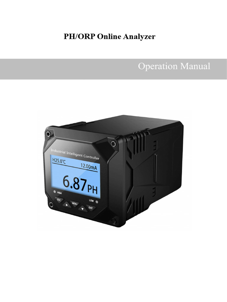 PH Meter Operation Manual | PDF
