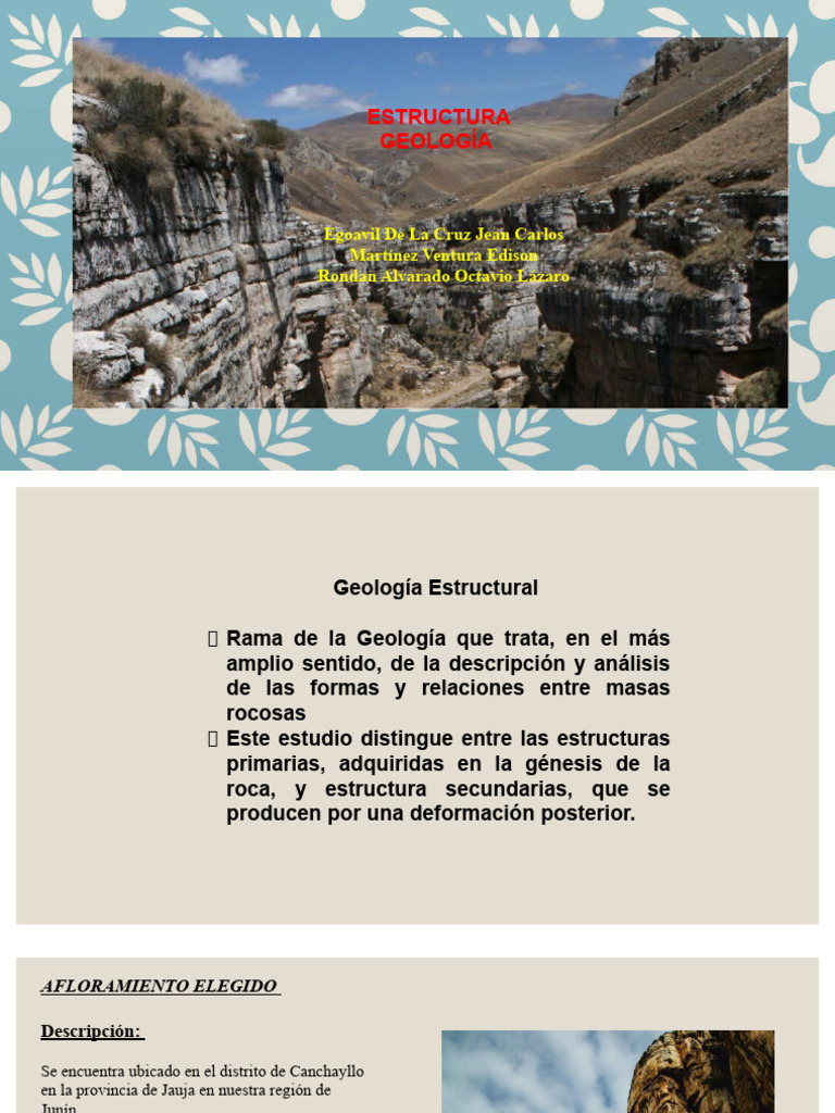 Geologia Estructural | PDF