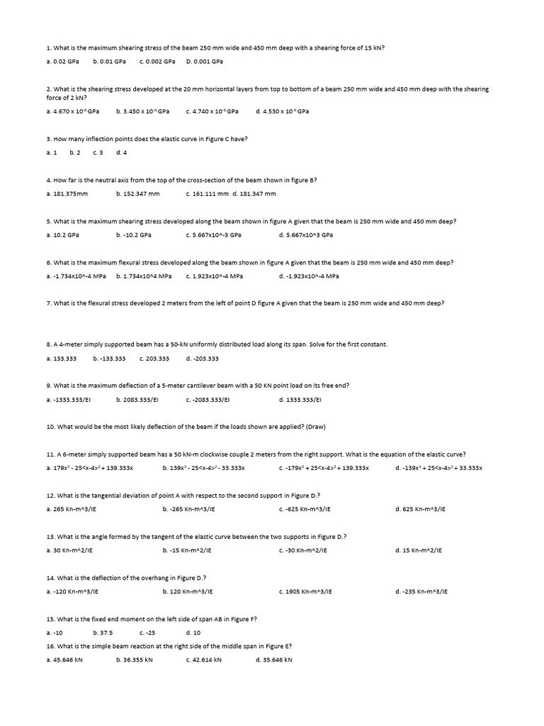Structural Questions | PDF