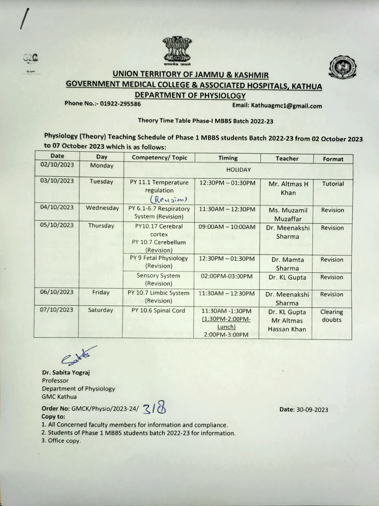 Mbbs 2022 - 23 | PDF