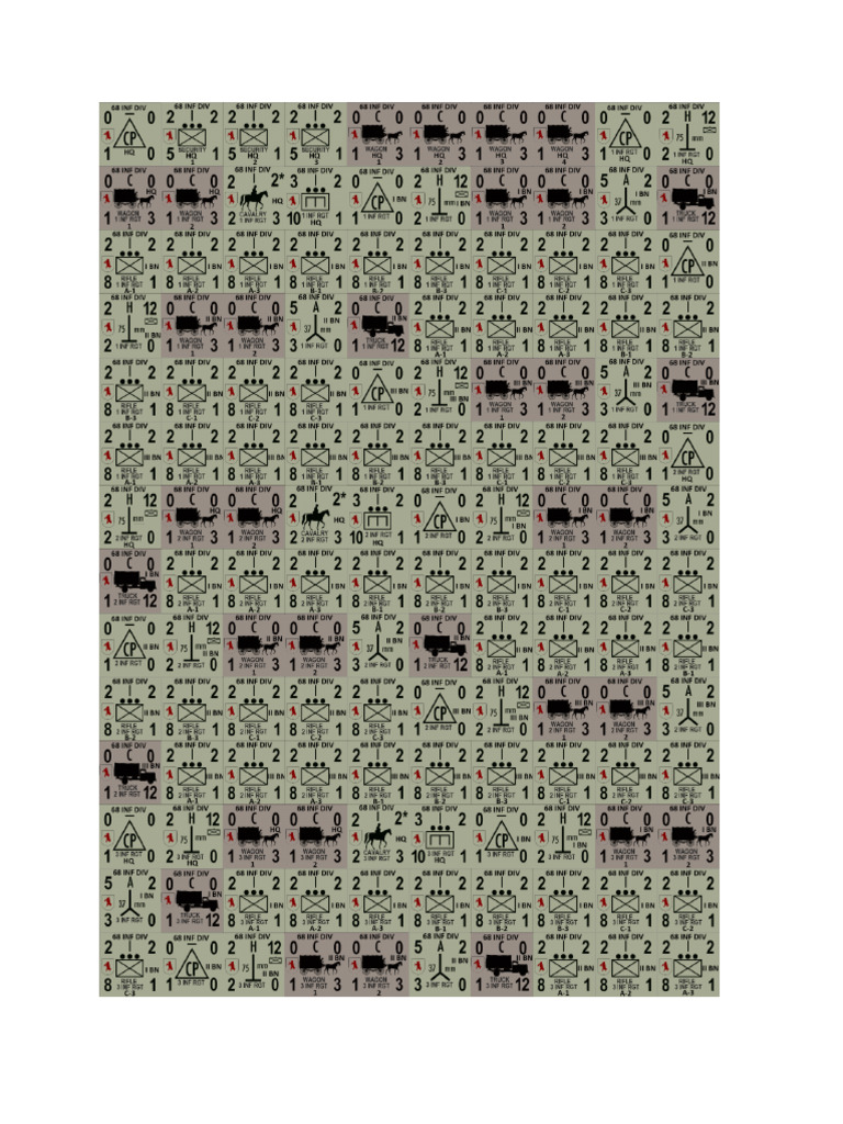 German 68th Infantry Division May 10 1940 Counter Sheet | PDF