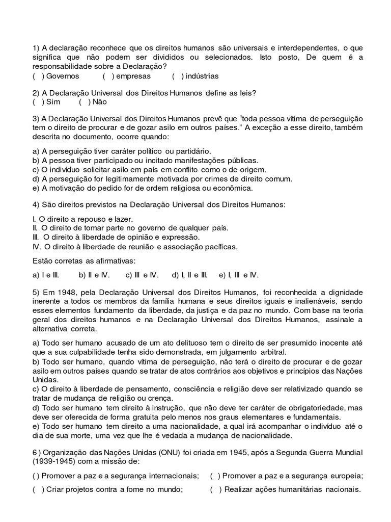 2 Ano Atividades Prova Paraná | PDF