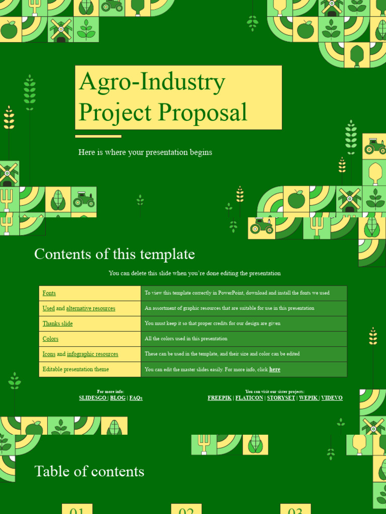 Agro-Industry Project Proposal by Slidesgo | Download Free PDF ...