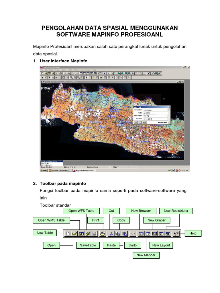 Modul Map Info | PDF