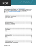 UWE Harvard Referencing Guidelines | PDF | Case Citation | Ordnance Survey