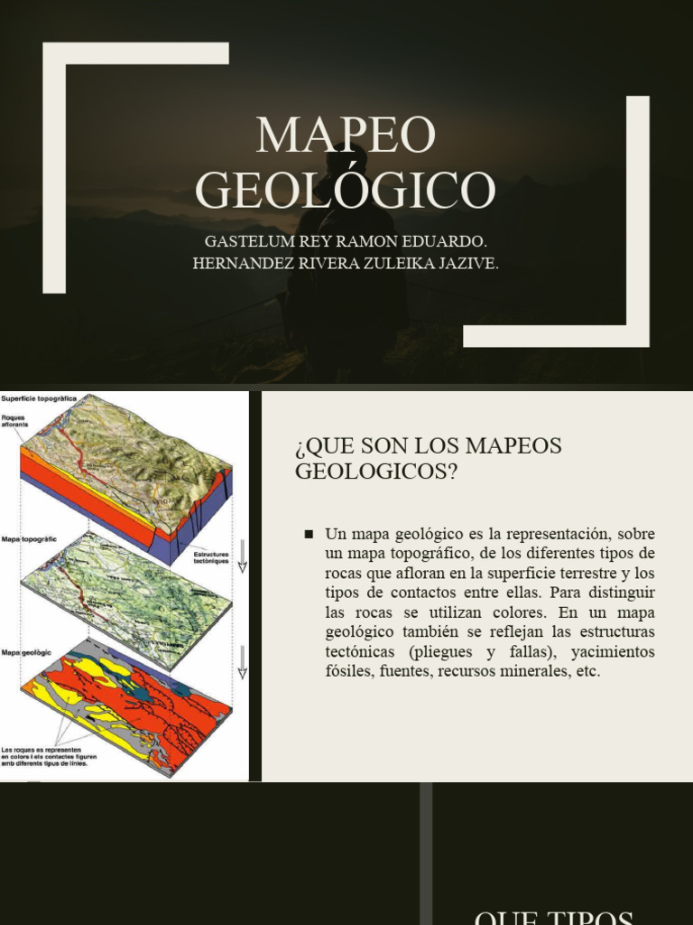 Mapeo Geológico: Tipos y Usos | PDF | Ciencia y matemáticas