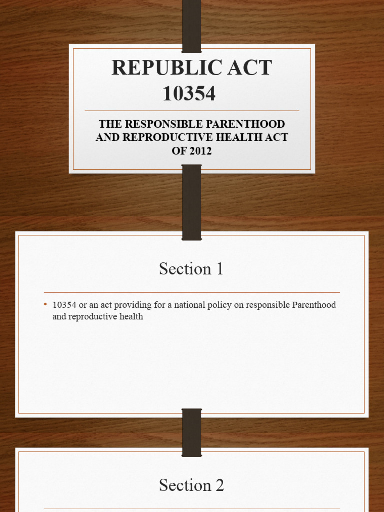 Republic Act 10354 Pe Report Aira | PDF