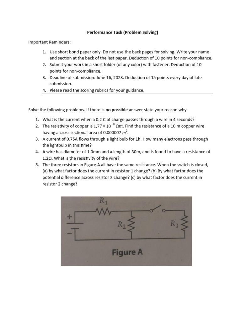 Performance Task 1 4TH QUARTER | PDF