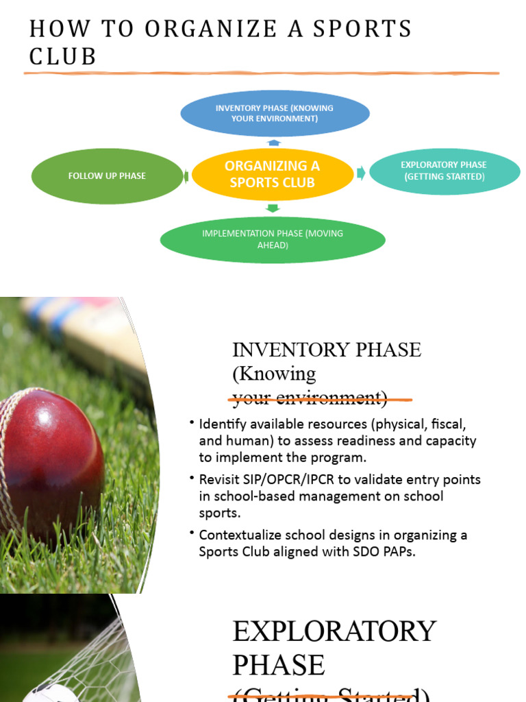 Organizing a School Sports Club | PDF | Facilitator | Physical Education