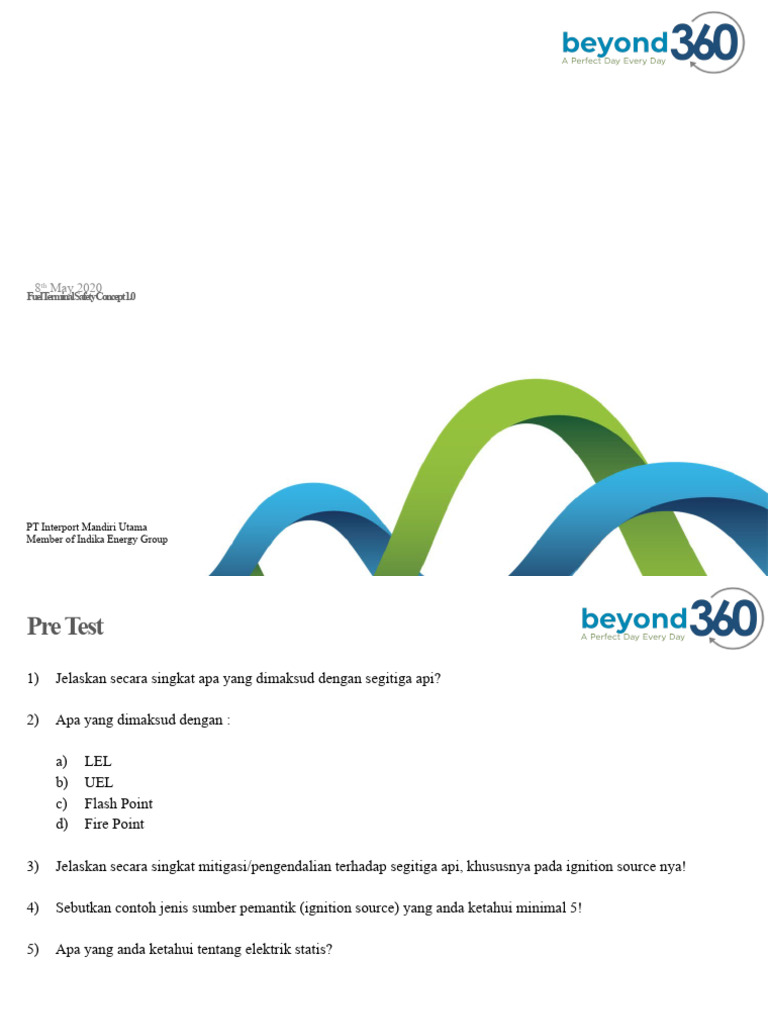 Fuel Terminal Safety Concept 1.0 | PDF