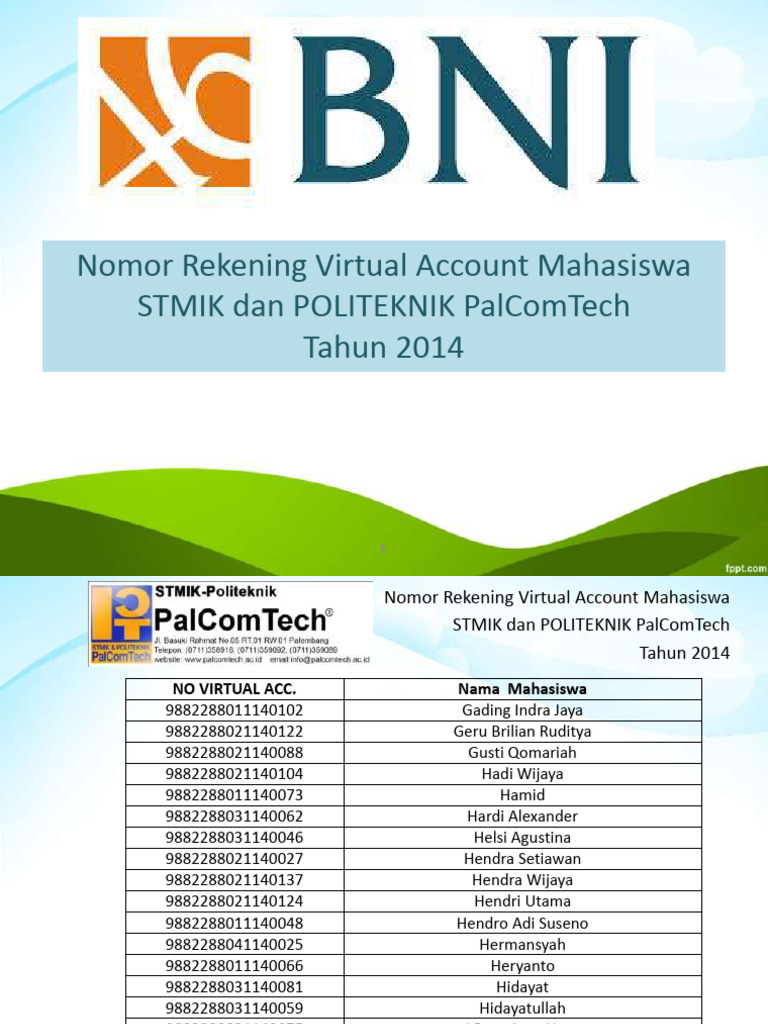 Contoh Implementasi Virtual Account | PDF