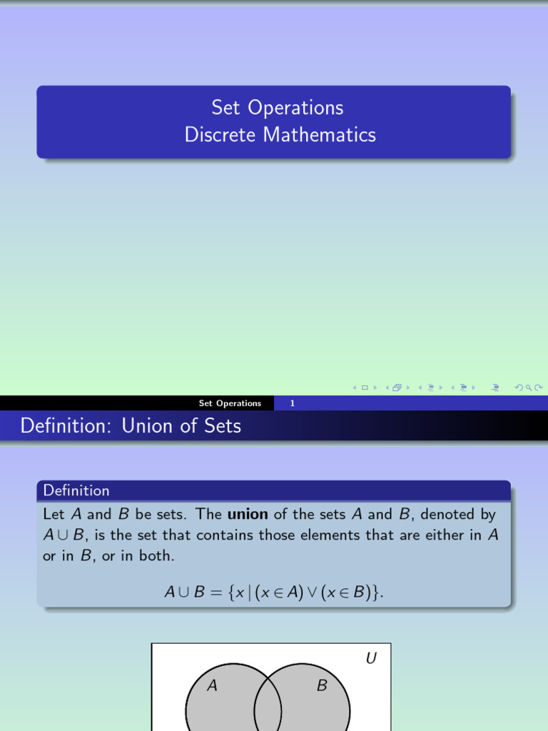 s2.2 Set Operations | PDF s2.2 Set Operations | PDF