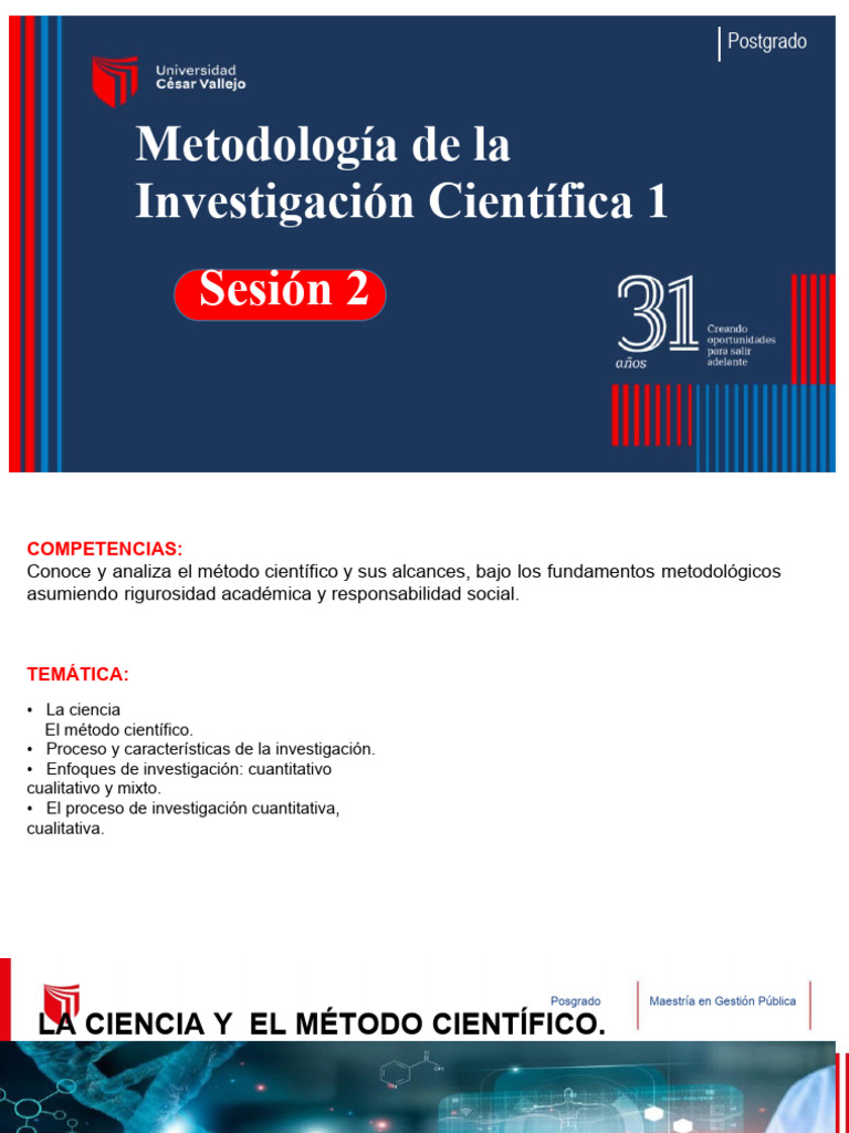 Sesión 2 - Metodologia de La Investigación 1 | PDF
