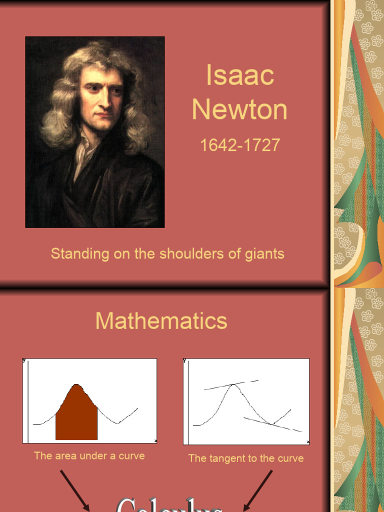 Isaac Newton: Laws of Motion & Optics | PDF | Science & Mathematics ...