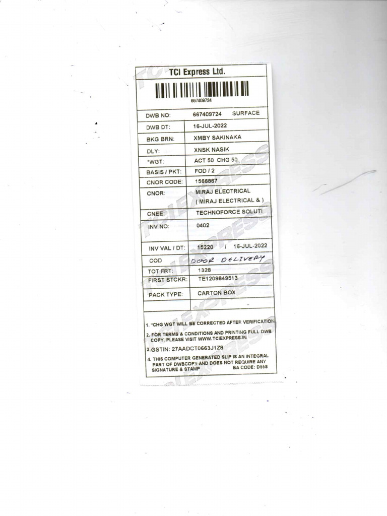 Technoforce Docket Copy | PDF