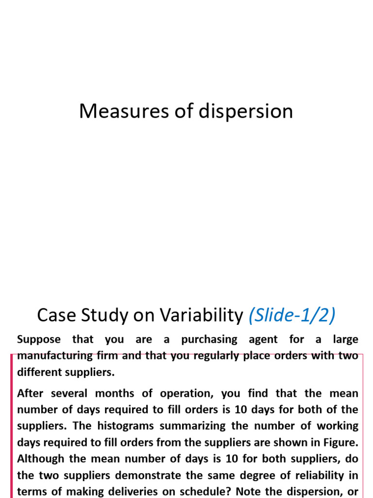 Variance And Standard Deviation Pdf