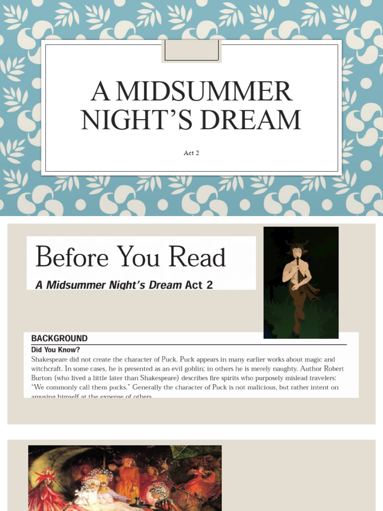 MSND Act 2 | PDF