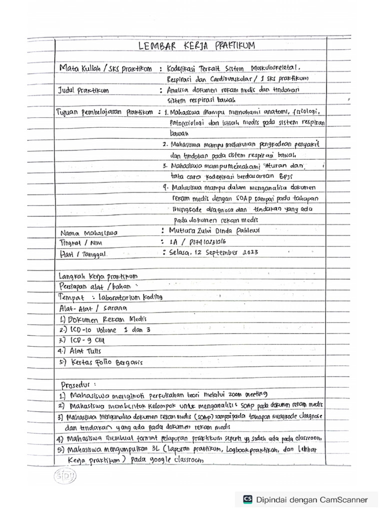TM 7 Lembar Kerja Praktikum KKPMT Musculo | PDF