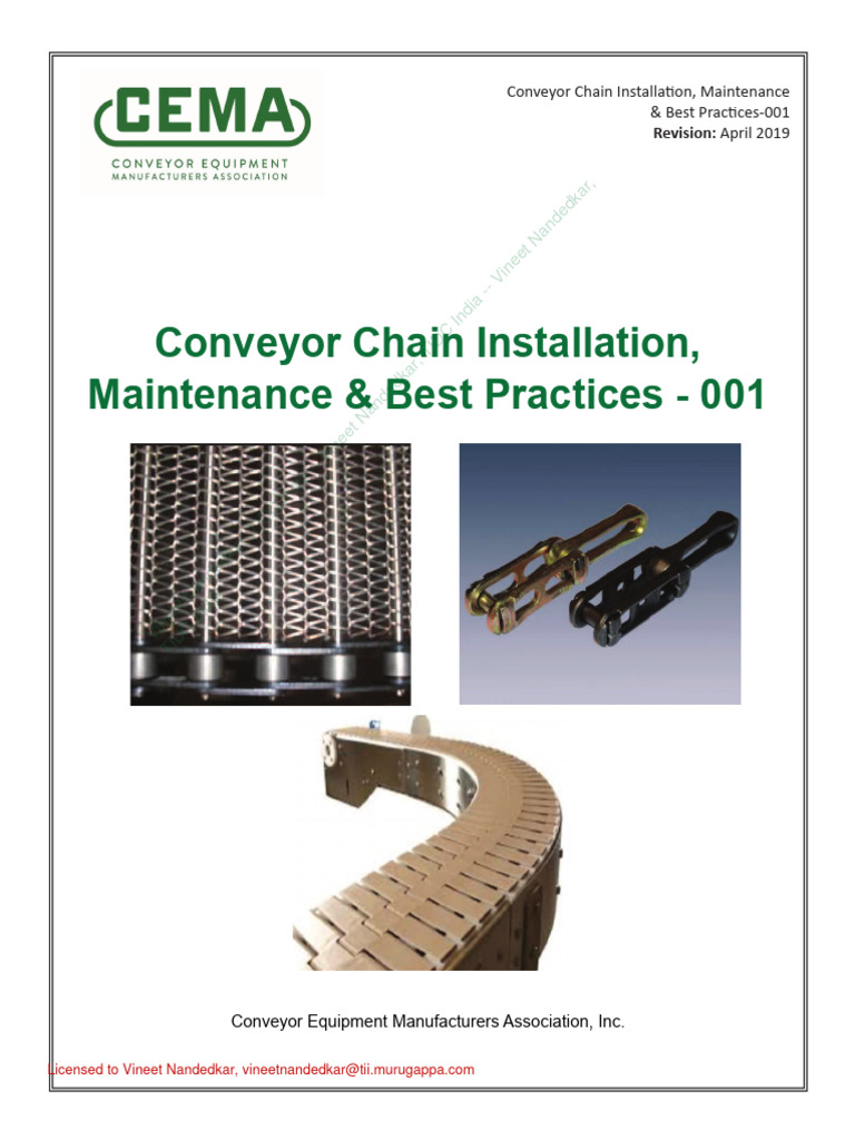 Chain Installation Best Practices 01 PTLCCP | PDF Chain Installation Best Practices 01 PTLCCP | PDF