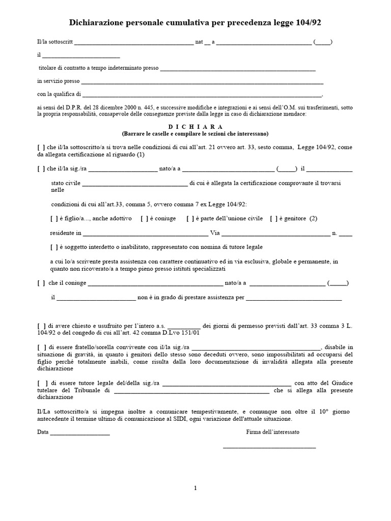 mobilita-scuola-2023-2024-dichiarazione-personale-cumulativa-legge-104 ...