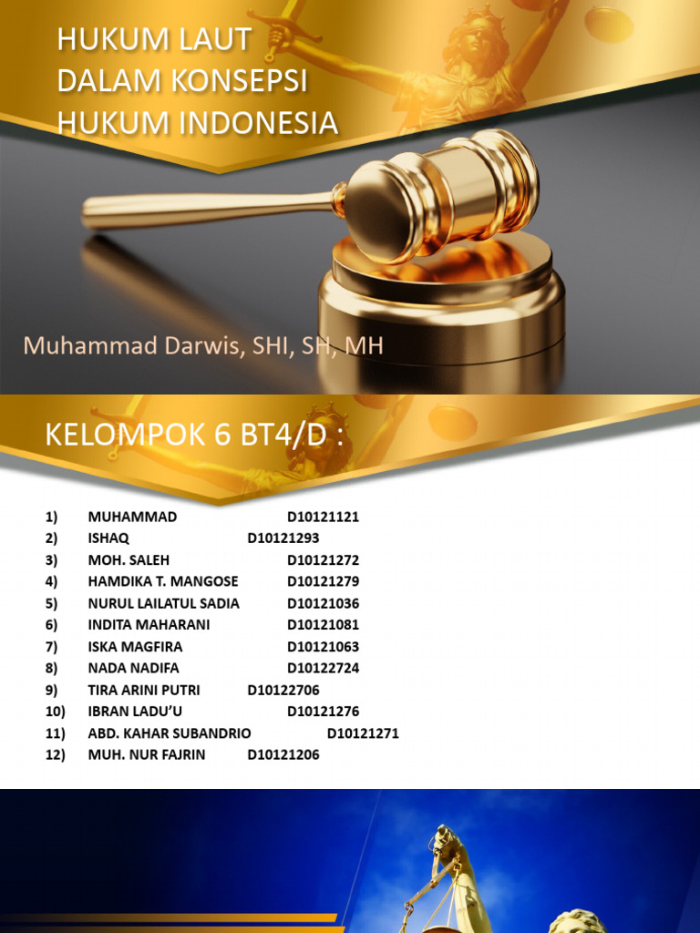 Kelompok 6 HK Laut BT4 D | PDF
