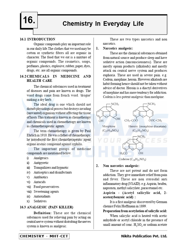Chemistry in Everyday Life - PLPN | PDF | Detergent | Food Preservation