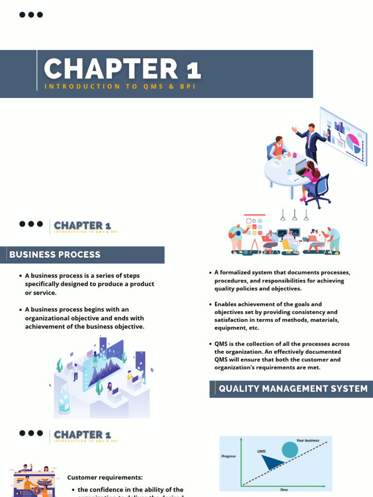 Chapter 1 INTRO TO QMS & BPI | PDF