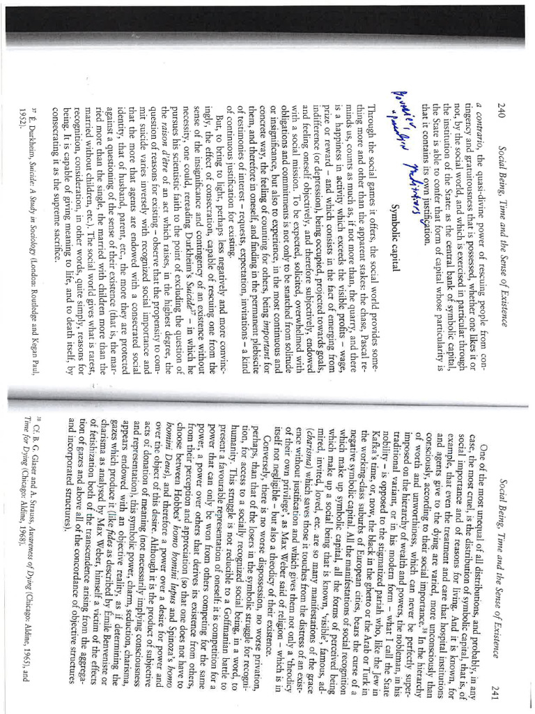 Bourdieu - Pascalien Meditations | PDF