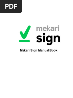 Panduan Tanda Tangan Digital Peruri PDF | PDF