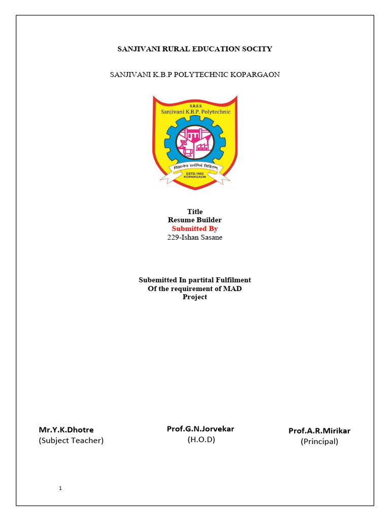 Ishan Sasane | PDF