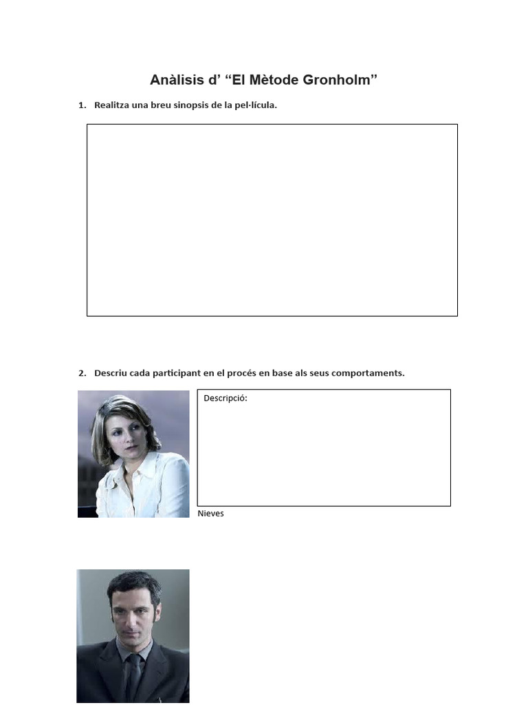 Analisis d El Metodo Gronholm | PDF