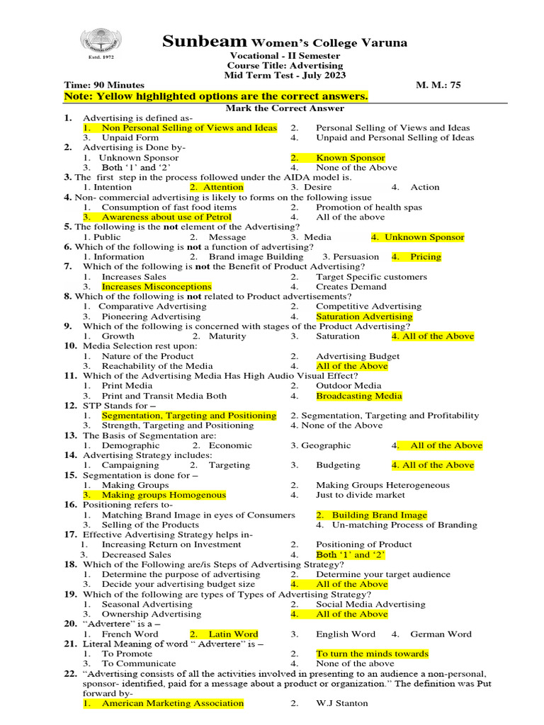 Vocational Paper Advertising | PDF