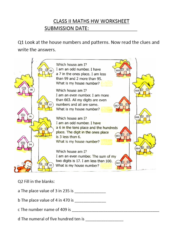 CBSE Class 2 Maths Practice Worksheets (120) - Odd Even Numbers | PDF